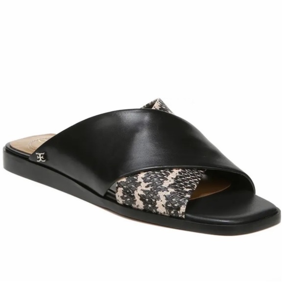 Sam Edelman | Shoes | Sam Edelman Idina Leather Snake Sandals Slides ...